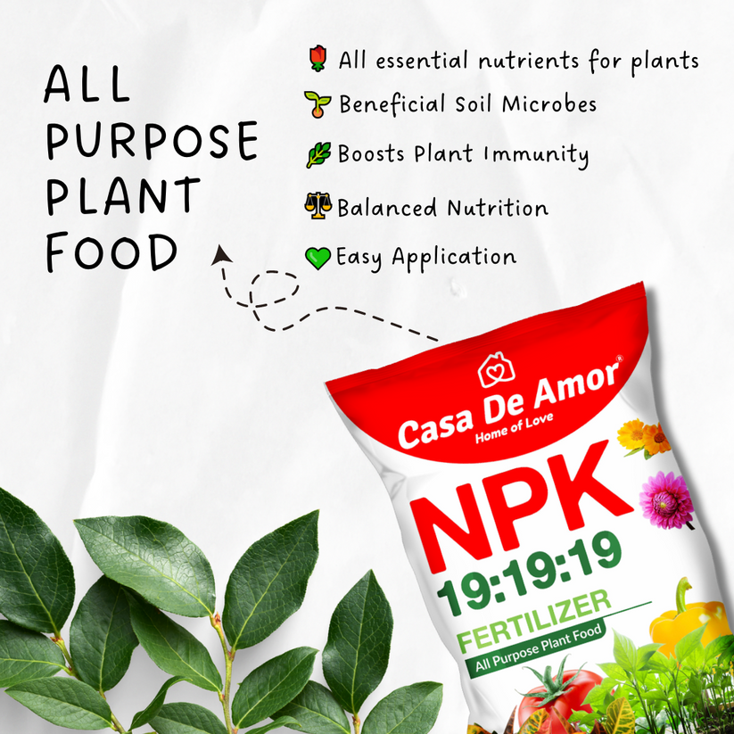 NPK 19 19 19 Fertilizer for Plants and Gardening All Purpose Plant Foo ...